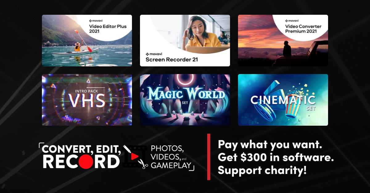 Humble Software Bundle: Convert, Edit, Record Your Photos, Videos and Gameplay Bundle - Bundle Scan