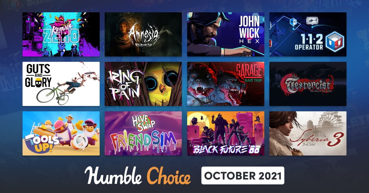 Humble Choice October 2021 Bundle Scan