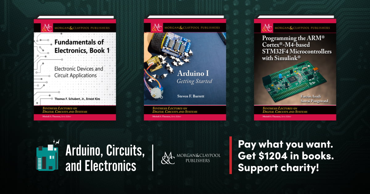 Humble Book Bundle: Arduino, Circuits and Electronics by Morgan Claypool Bundle - Bundle Scan