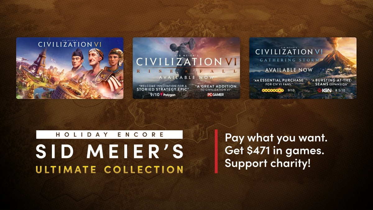 Humble Game Bundle: Sid Meier's Ultimate Collection - Holiday Encore Bundle - Bundle Scan