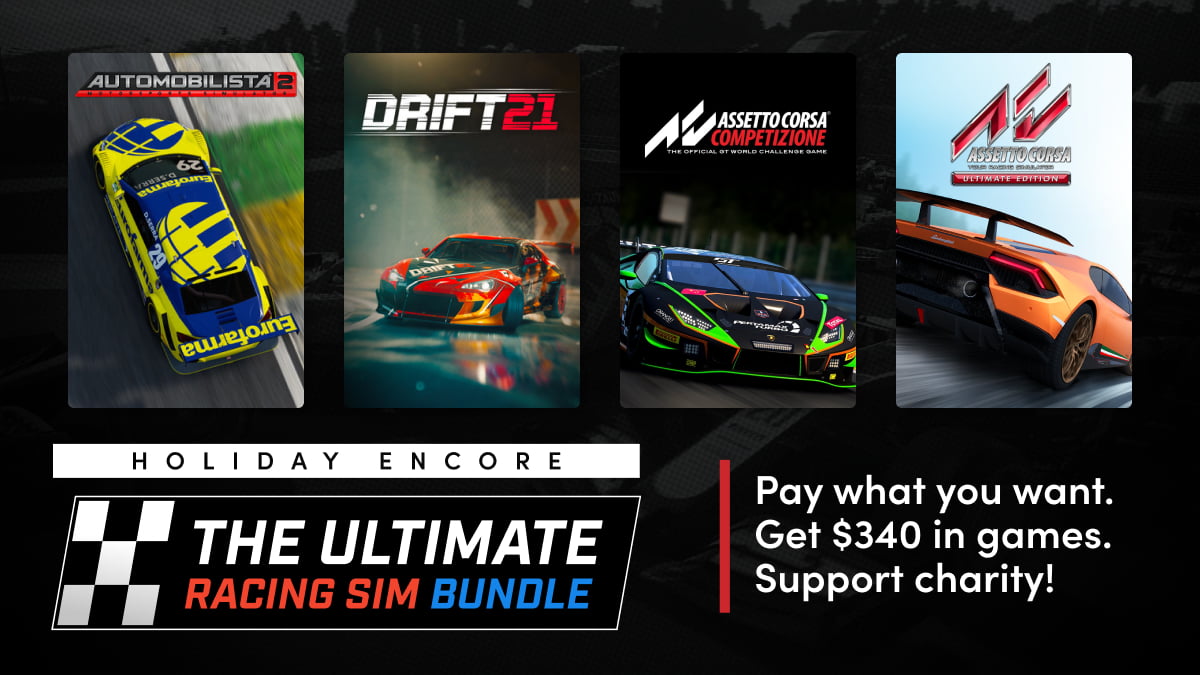 Humble Game Bundle: The Ultimate Racing Sim Bundle - Holiday Encore - Bundle Scan